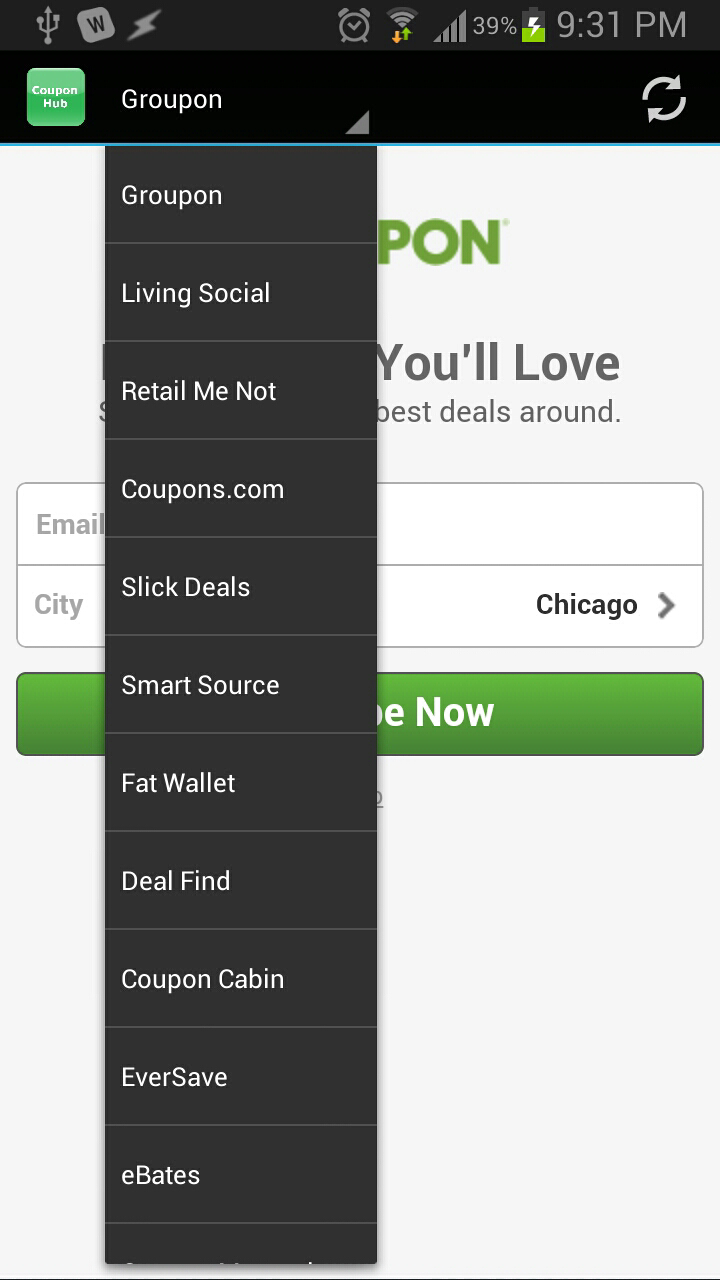 Coupon Hub (free) - App on Amazon Appstore