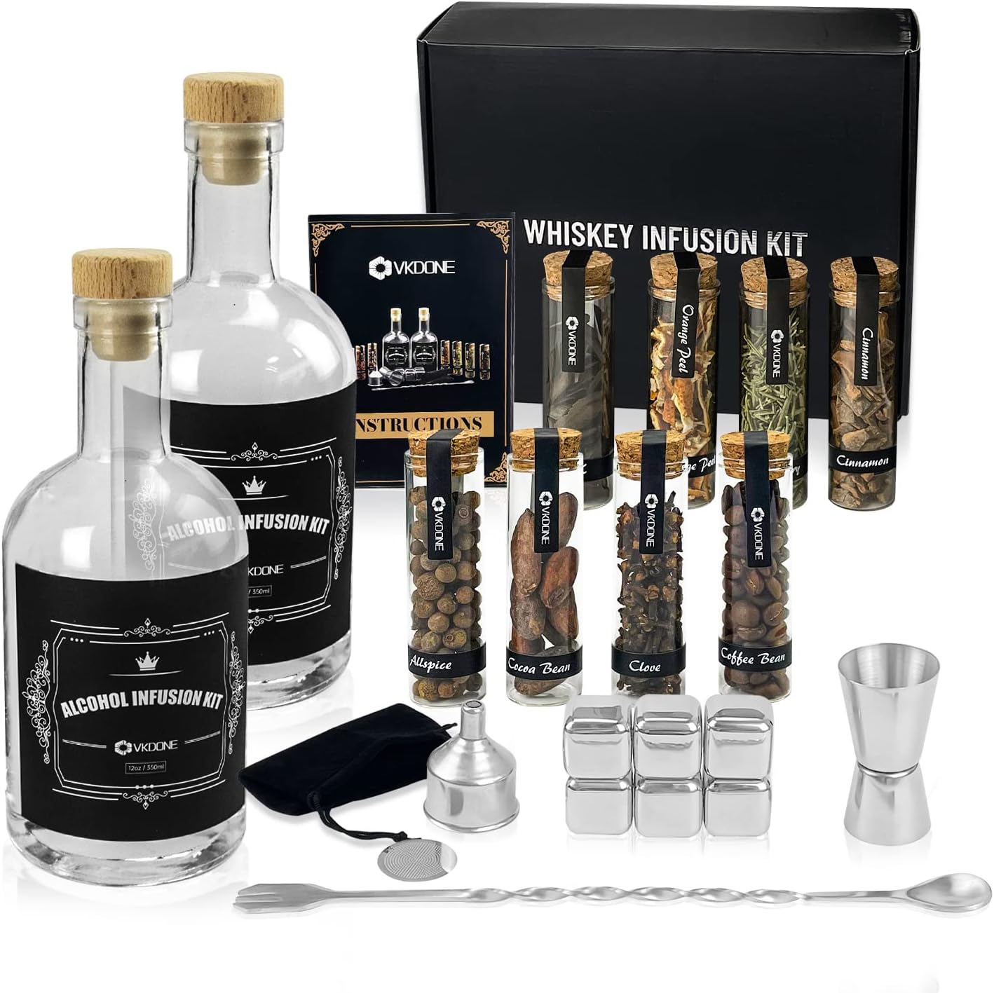Amazon.com: Alcohol Infusion Kit, Whiskey Making Kit, DIY Cocktail ...