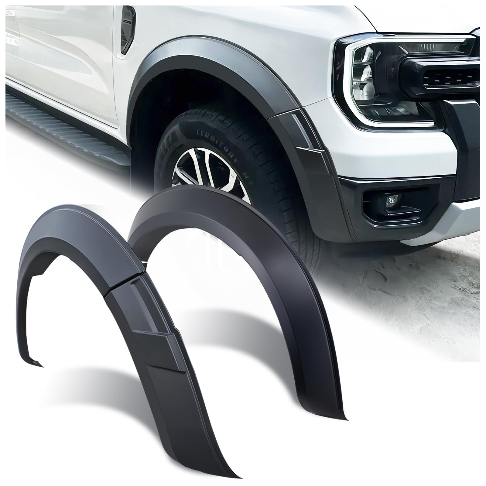 SUERAUTO4X4 for Ford Ranger Next Gen Sport 2022 2023 2024 Front Fender ...
