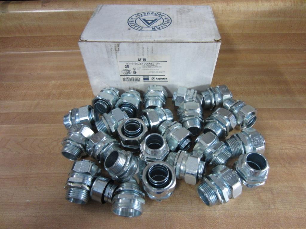 St75 3/4 In Lfmc Conn 1 Appleton ST75 3/4 Inch LFMC Connector ...