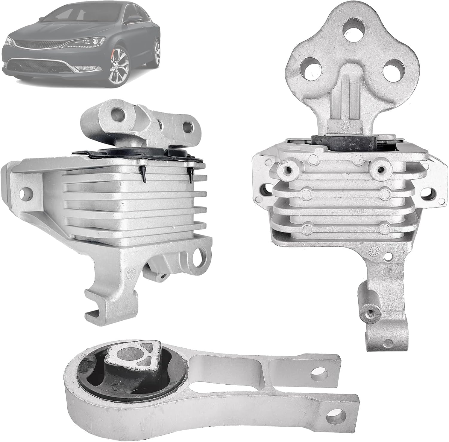 Amazon.com: 3PCS Engine Mount Set, Motor Mount Set & Transmission ...