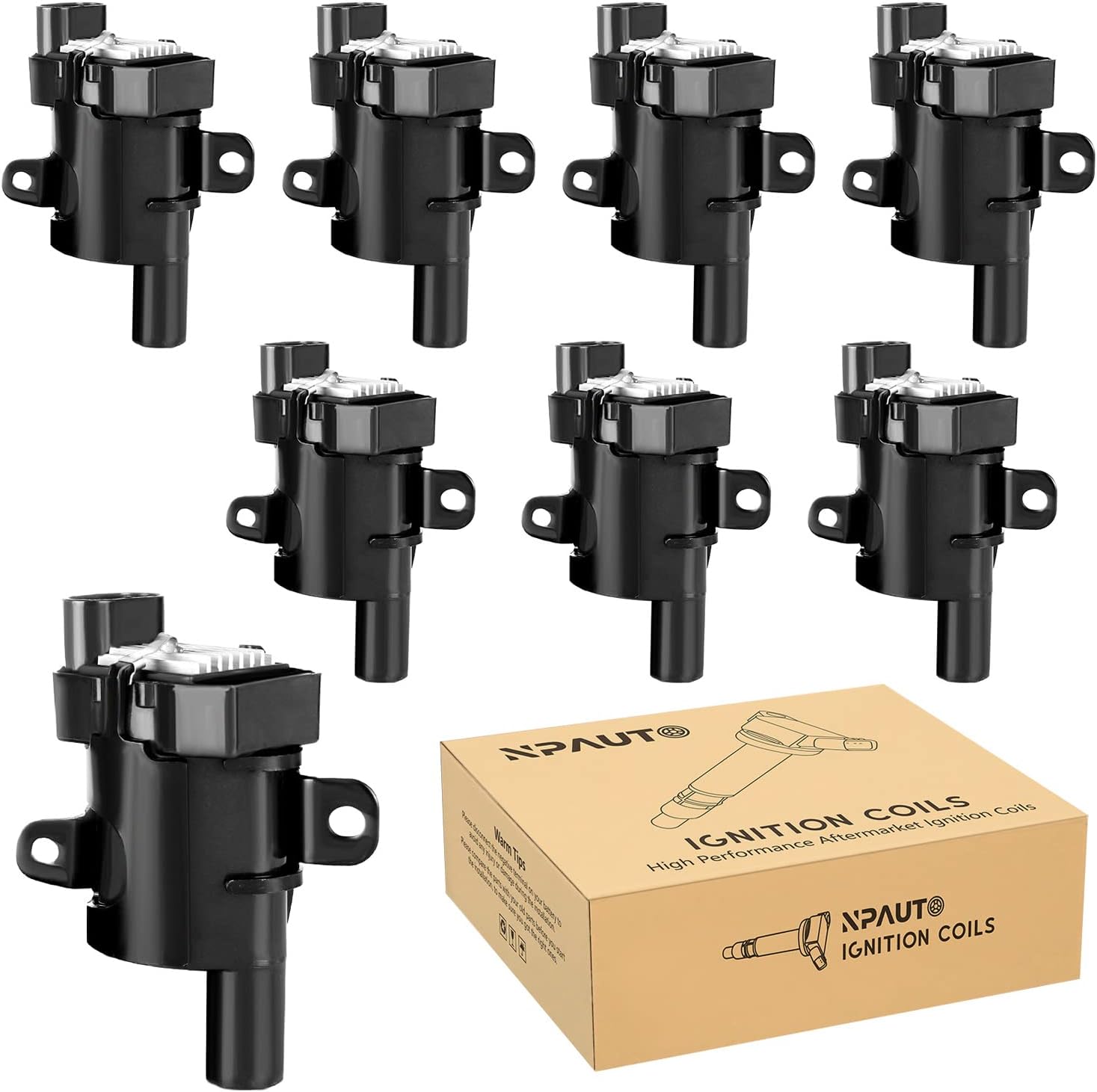 Amazon.com: Round Ignition Coil Pack Compatible with V8 4.8 5.3 6.0 ...