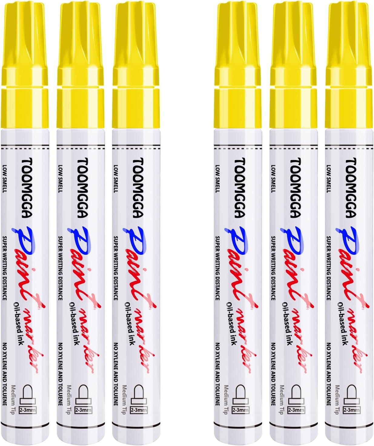 Amazon.com: Green Permanent Paint Pens Paint Markers - 2 Pack Oil Based ...