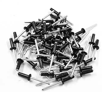 Amazon.co.jp: Aluminum Tri-Fold Rivets 60 PCS 3/16" x 5/8" Tri-Grip ...