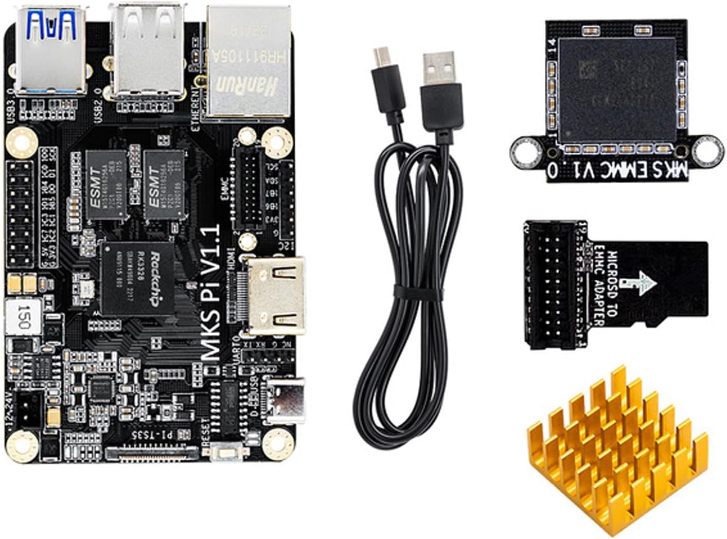 Amazon.com: Makerbase MKS PI V1.1 Conrtrol Board 3D Printer Motherboard ...