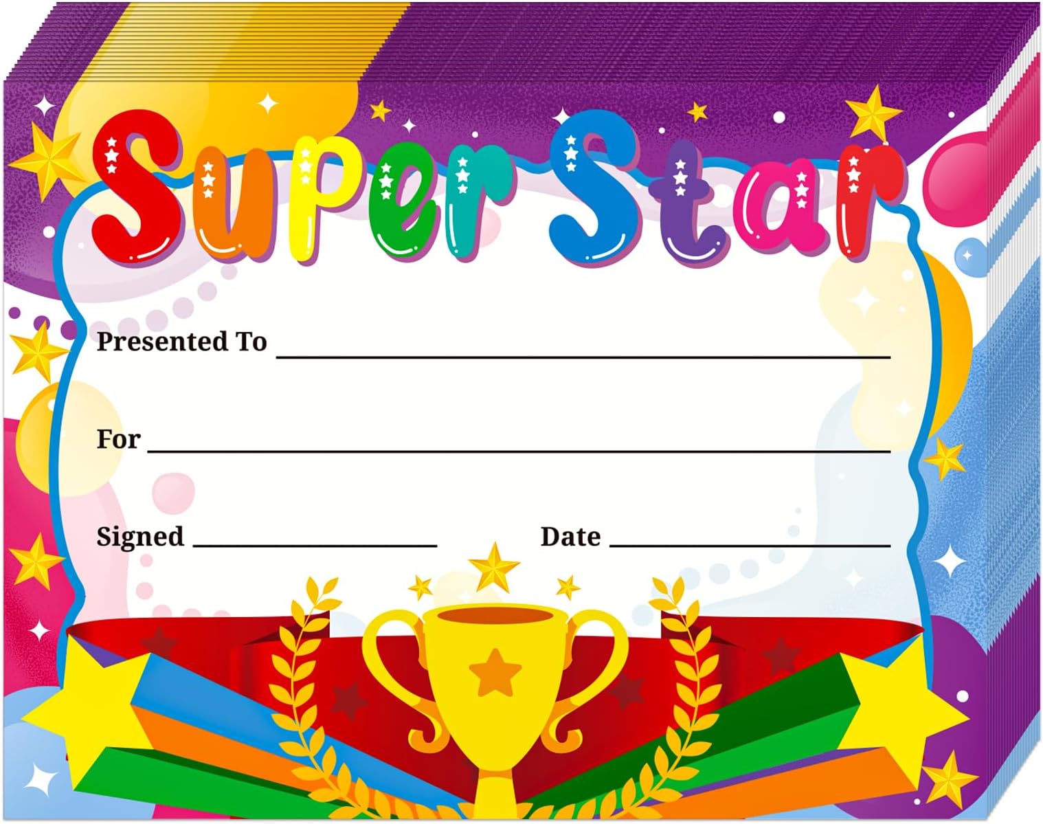 Amazon.com : 40PCS Student of Award Certificates End of School Year ...