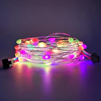 WS2812B IC RGB Individually Addressable Chasing Color Smart Fairy ...