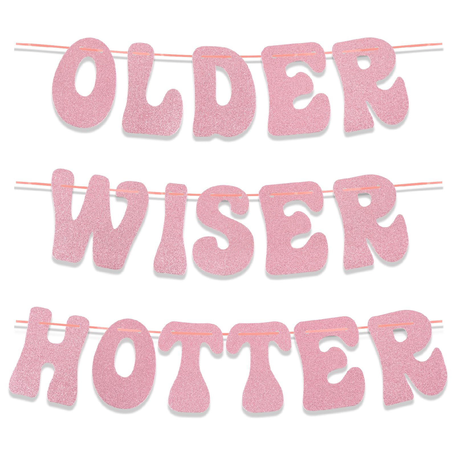 Snapklik.com : DSLSQD Older Wiser Hotter Birthday Banner