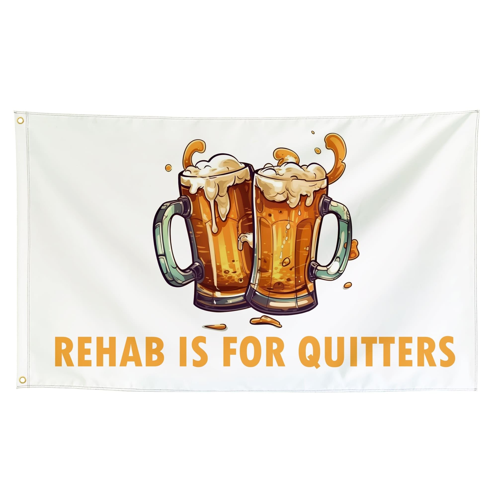 Amazon.com : Dekorbay Rehab Is For Quitters Funny Cool Flags Meme Flags ...