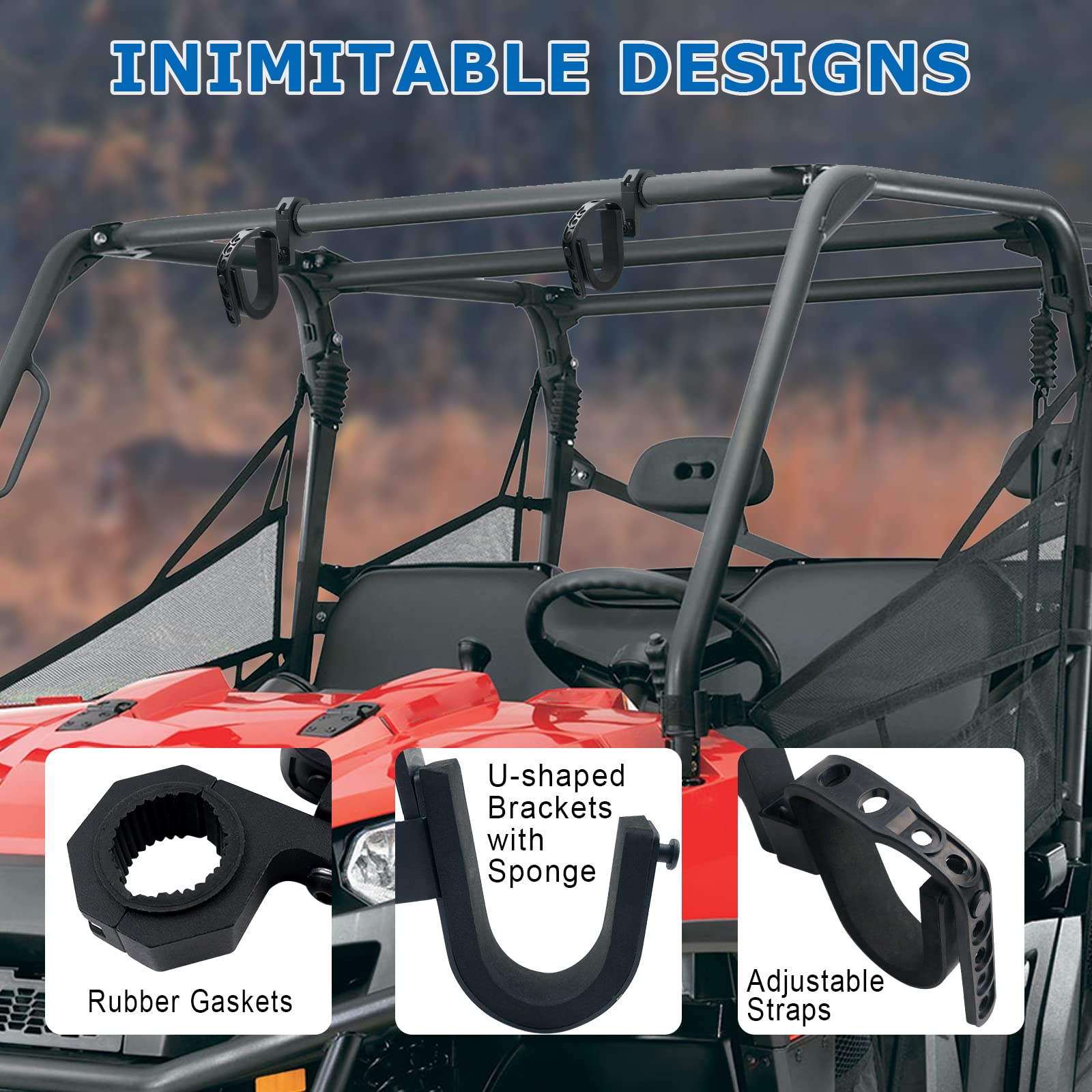 Snapklik.com : StarknightMT UTV Tool Holder, UTV Tool Mount Bow&Utility ...