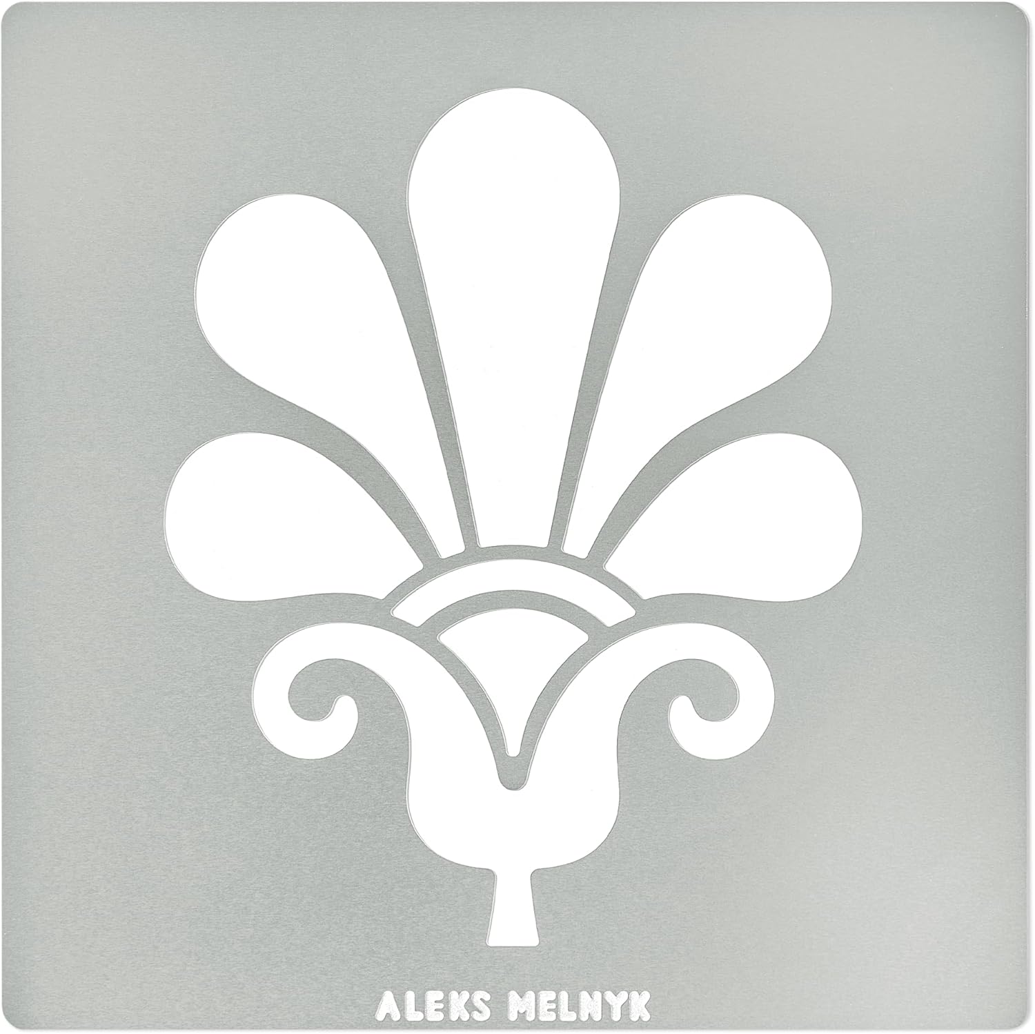 Amazon.com : Aleks Melnyk No.343 Metal Stencil, Ancient Greek Design ...