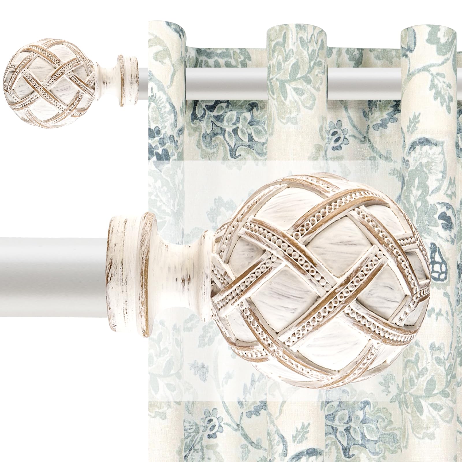 Amazon.com: Single Curtain Rod for Windows 28 to 48 Inches(2.3-4ft): 1 ...