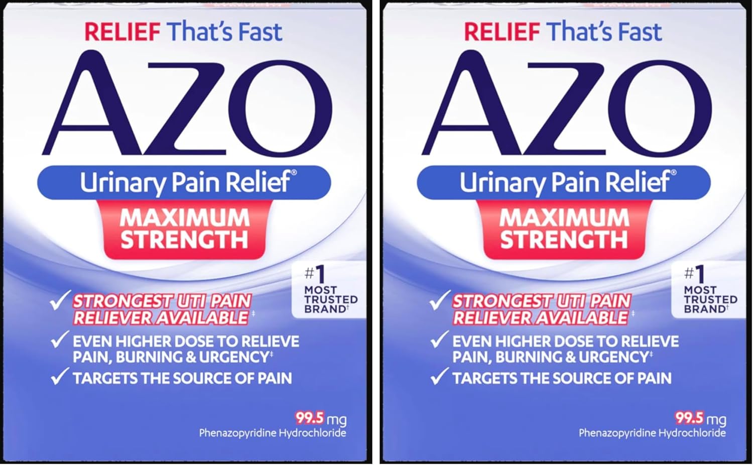 Amazon.com: AZO Standard Max Strength 12 Tablets (Pack of 2)