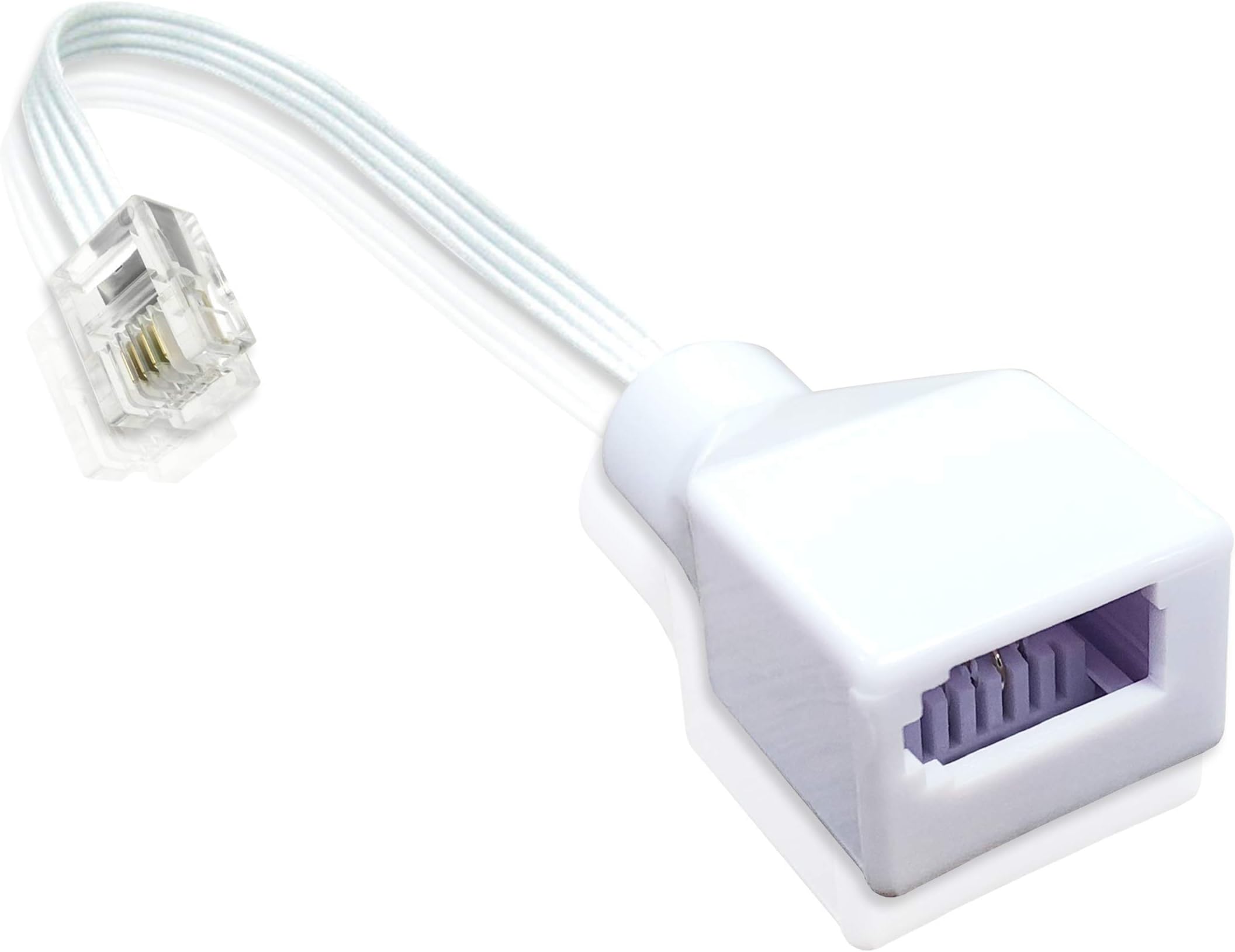 RJ11 to BT Telephone Adapter / 1x RJ11 Male - 1x BT Female/Socket ...