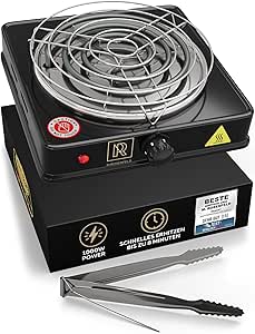 Amazon.co.jp: Shisha Stove - Coal Burner for Shisha Cube 1000W with ...