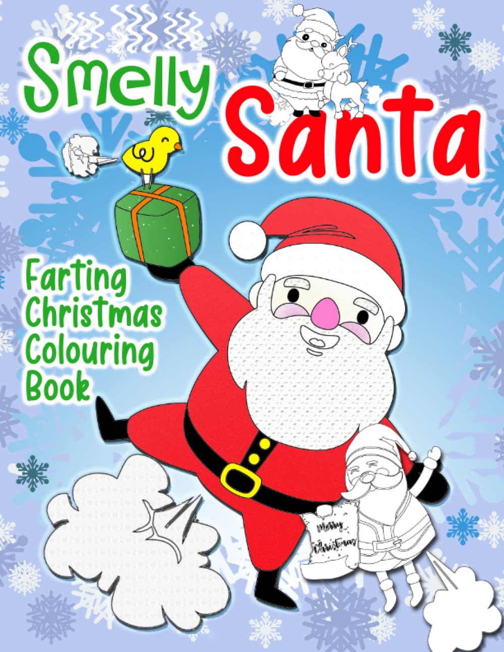 Buy SMELLY SANTA Farting Christmas Colouring Book: Funny Flatulent ...