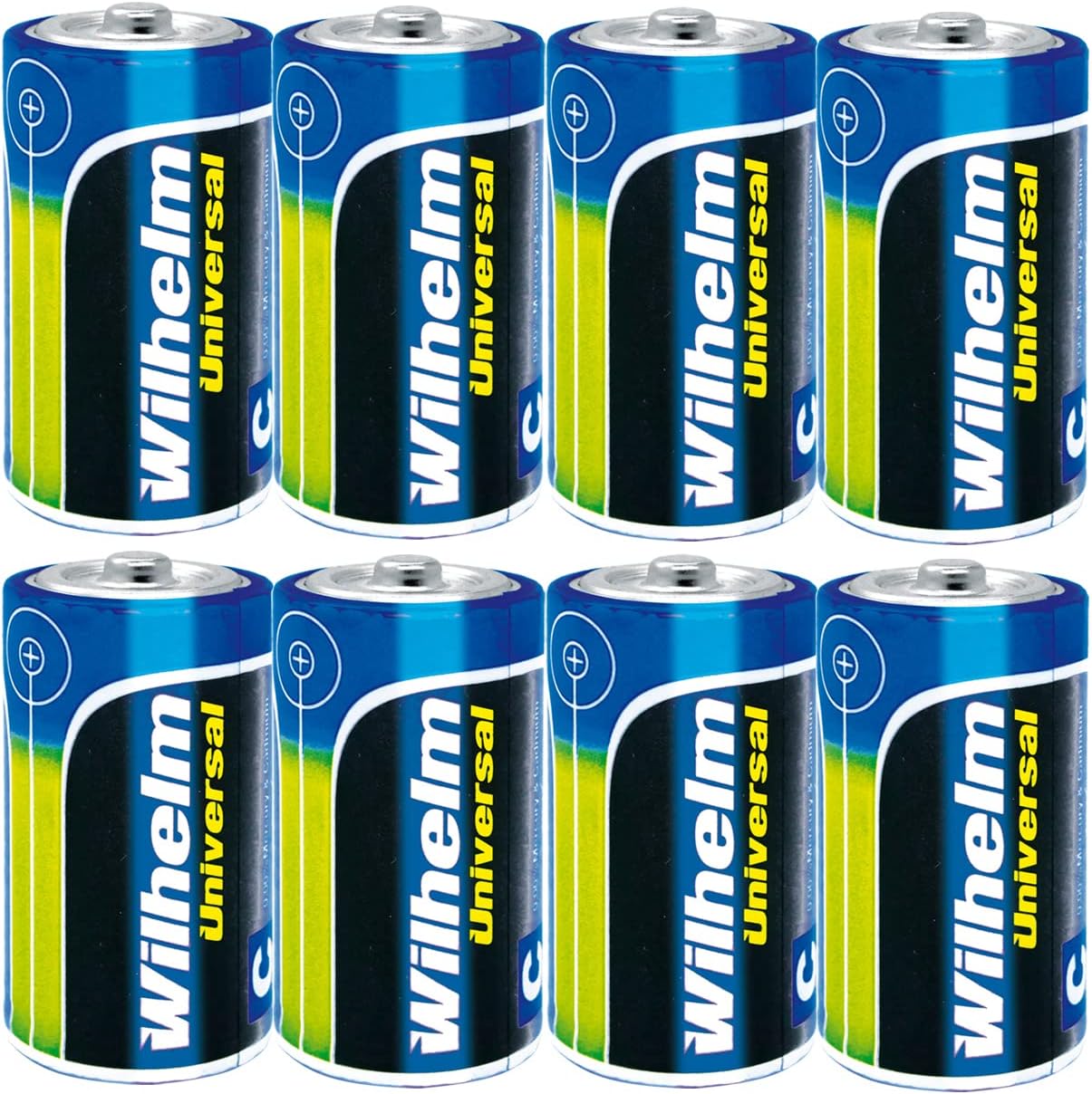 8 x Wilhelm Universal Baby Alkaline batteries C LR14 1.5V: Amazon.co.uk ...