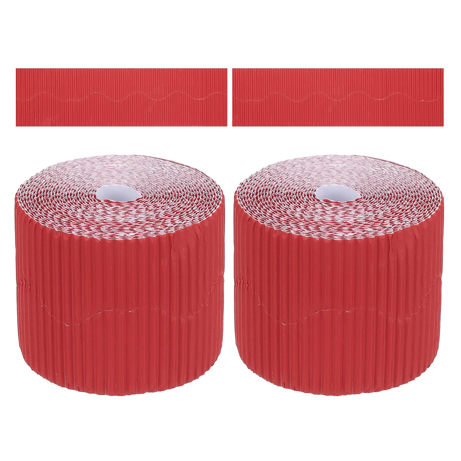 PATIKIL 3.9inch x 78.7ft Bulletin Board Border, Scalloped Trim Paper ...