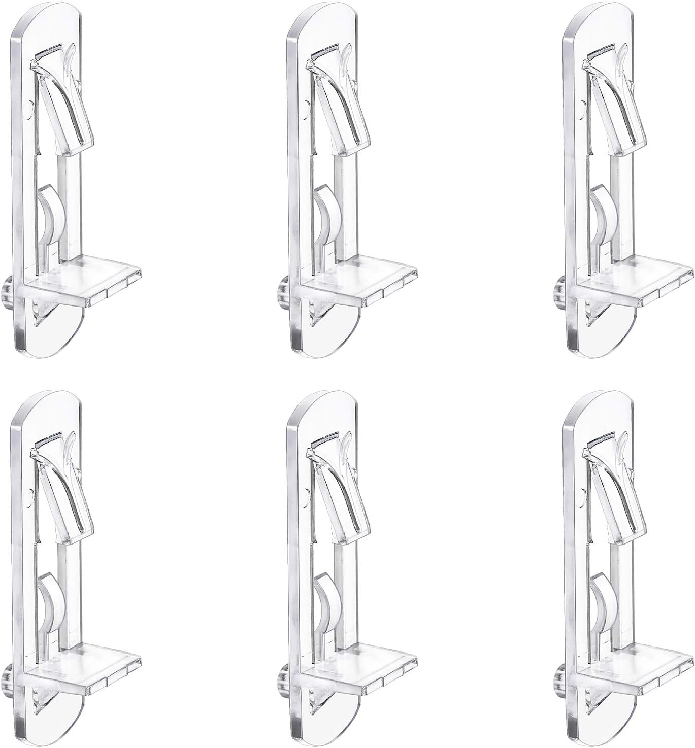 Amazon.com: 20PCS Plastic Locking Shelf Support Pegs, Self-Locking ...