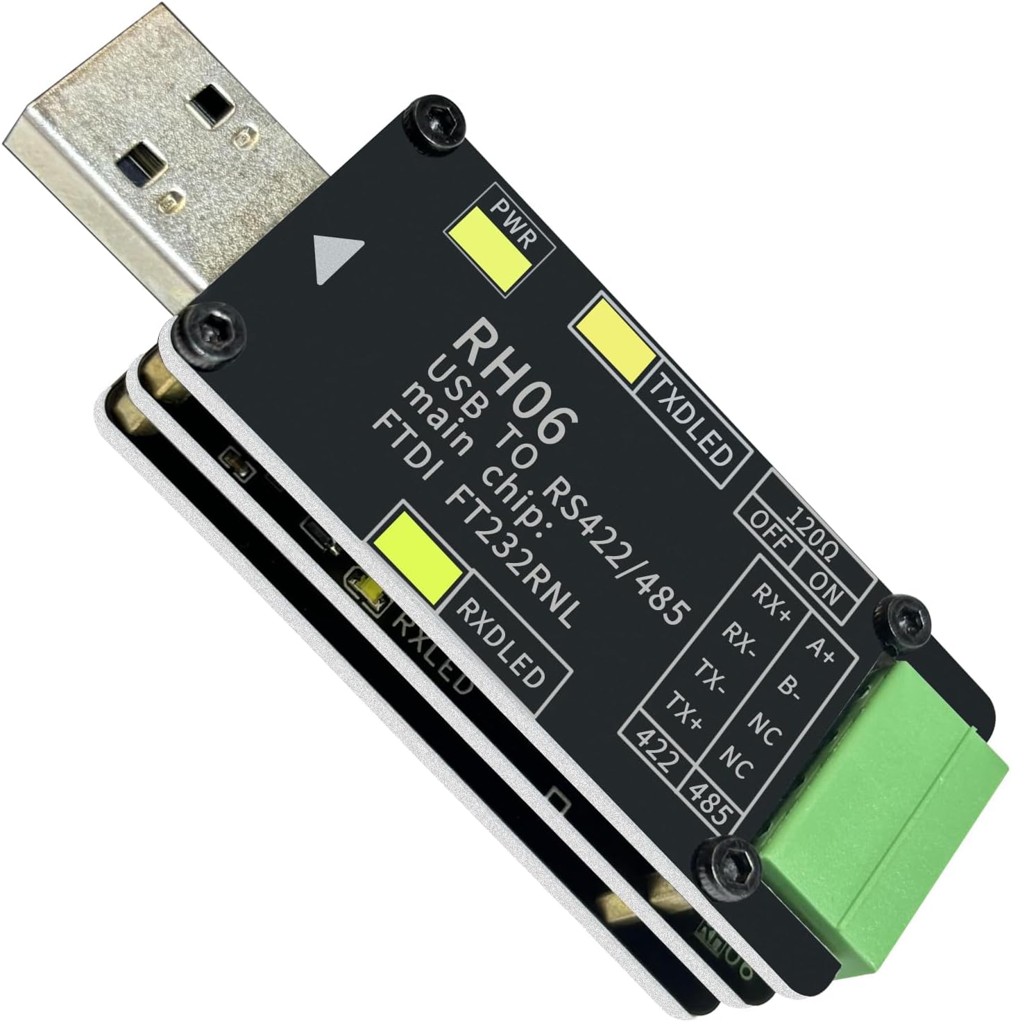 Amazon.com: DTECH 6 Feet USB to RS422 RS485 Serial Port Converter ...