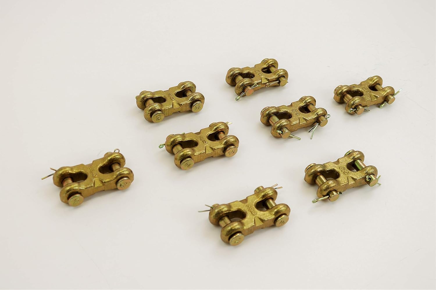 Amazon.com: Double Twin Clevis Links - Pack of Eight (8) 6,600lbs Safe ...