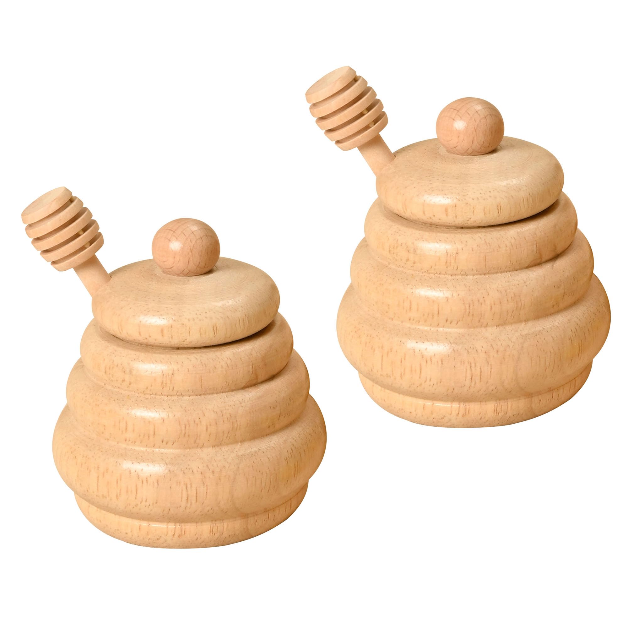 Amazon.com: MONT PLEASANT 2pcs Wooden Beehive Toys with lid and Honey ...