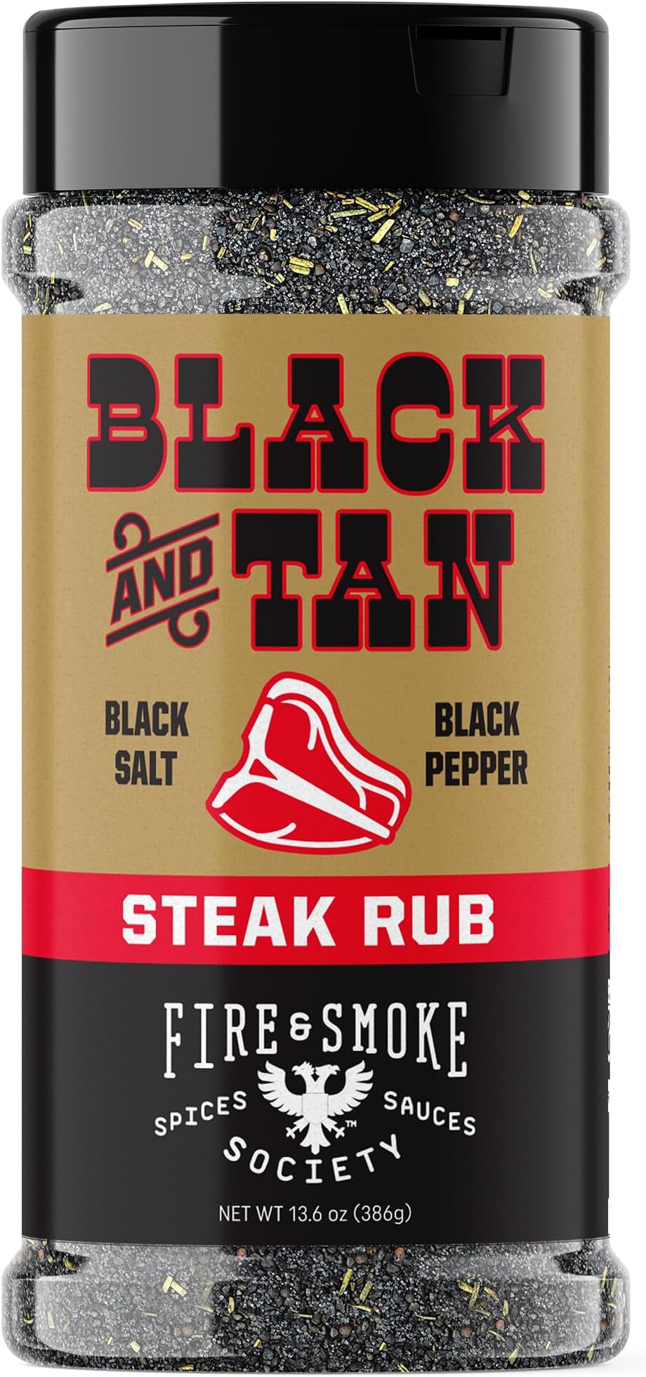 Amazon.com : Fire & Smoke Society Black & Tan Steak Seasoning | BBQ ...