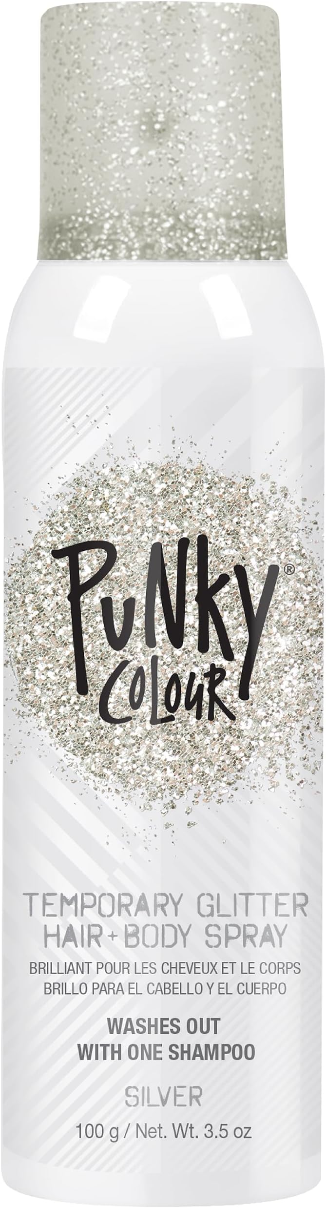 Amazon.com: Eva NYC Kweeen Silver Body and Hair Glitter Spray for ...