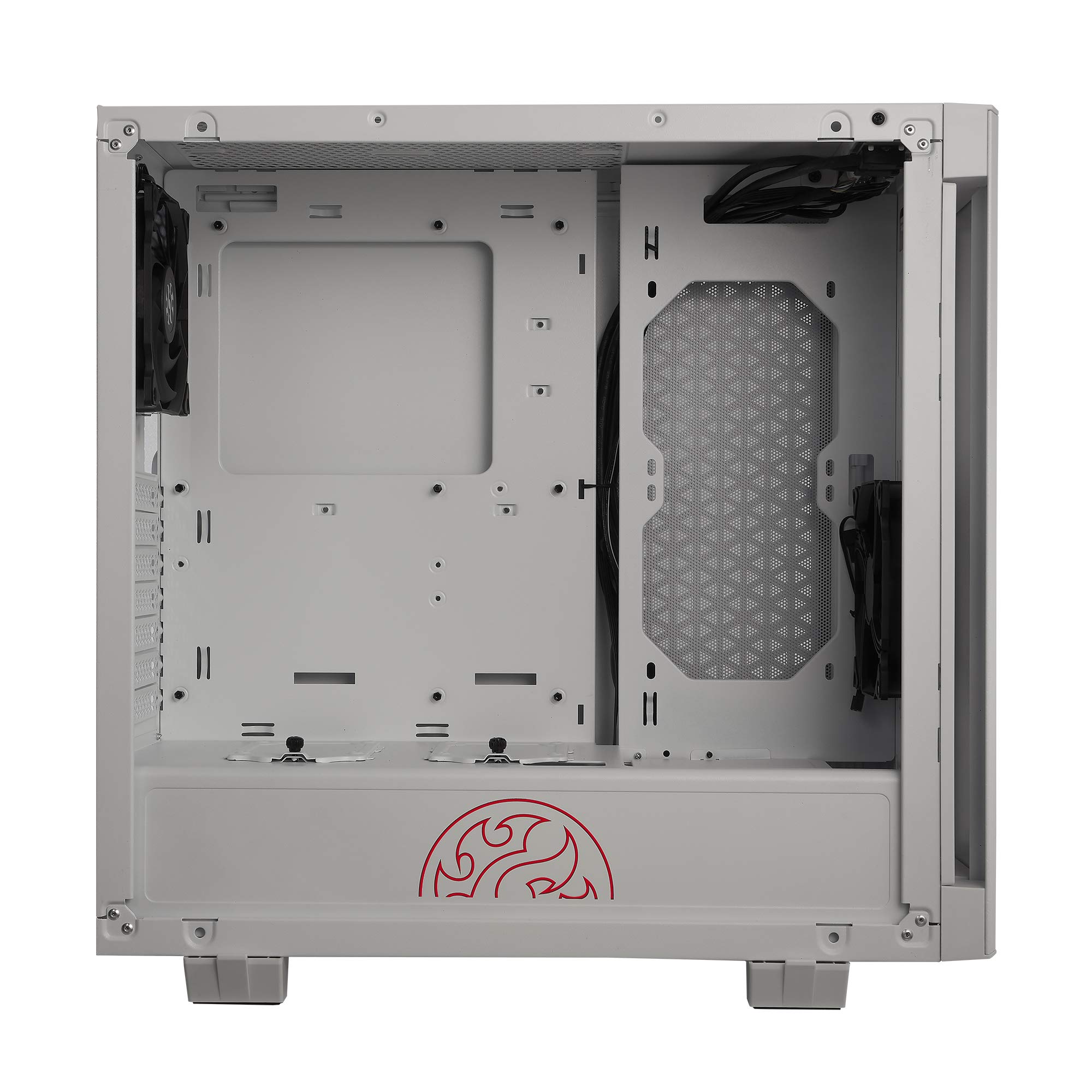 Snapklik.com : XPG Invader Mid-Tower Brushed Aluminum PC Case White