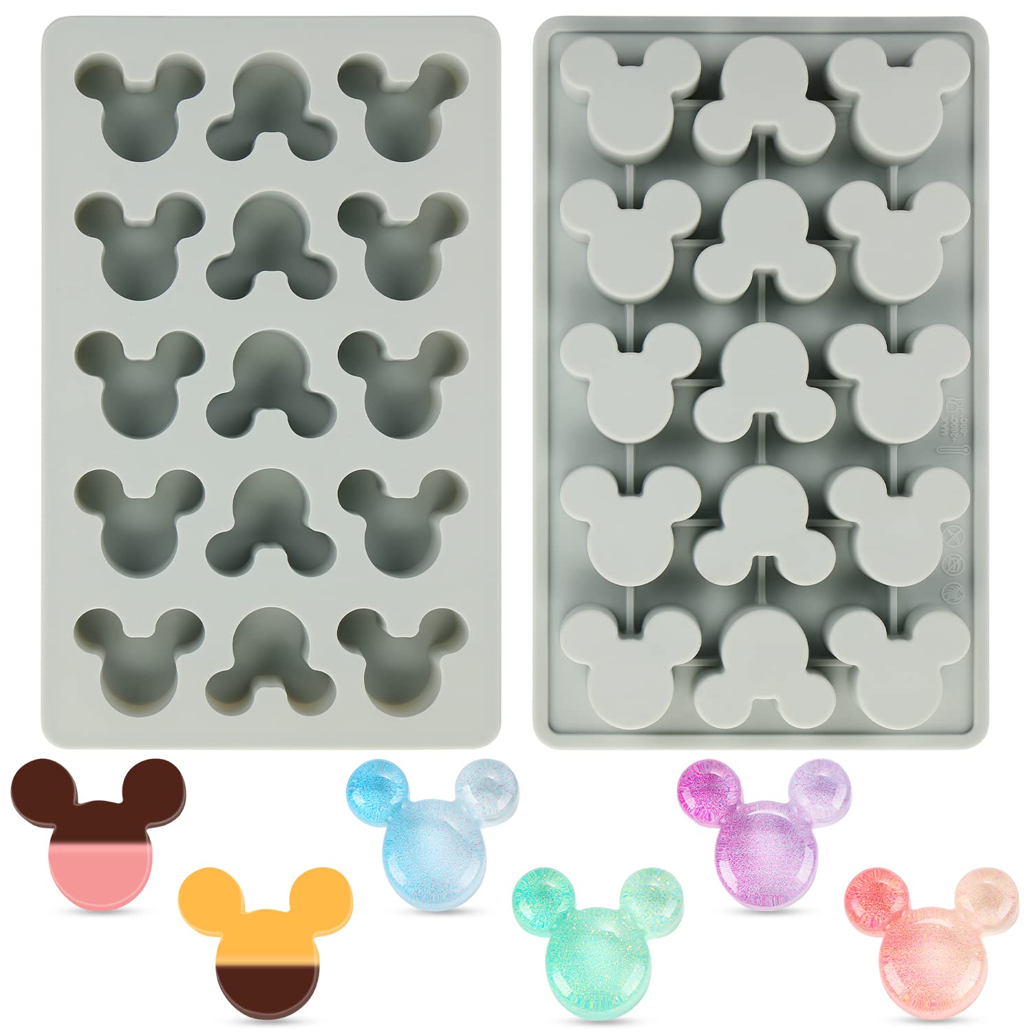 Amazon.com: LIYDE Gummy Mouse Silicone Molds, 15 Cavity Non-Stick Mouse ...