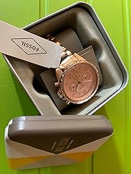 Fossil Modern Courier Stainless Steel Analog Women's Watch BQ3377 (Rose ...