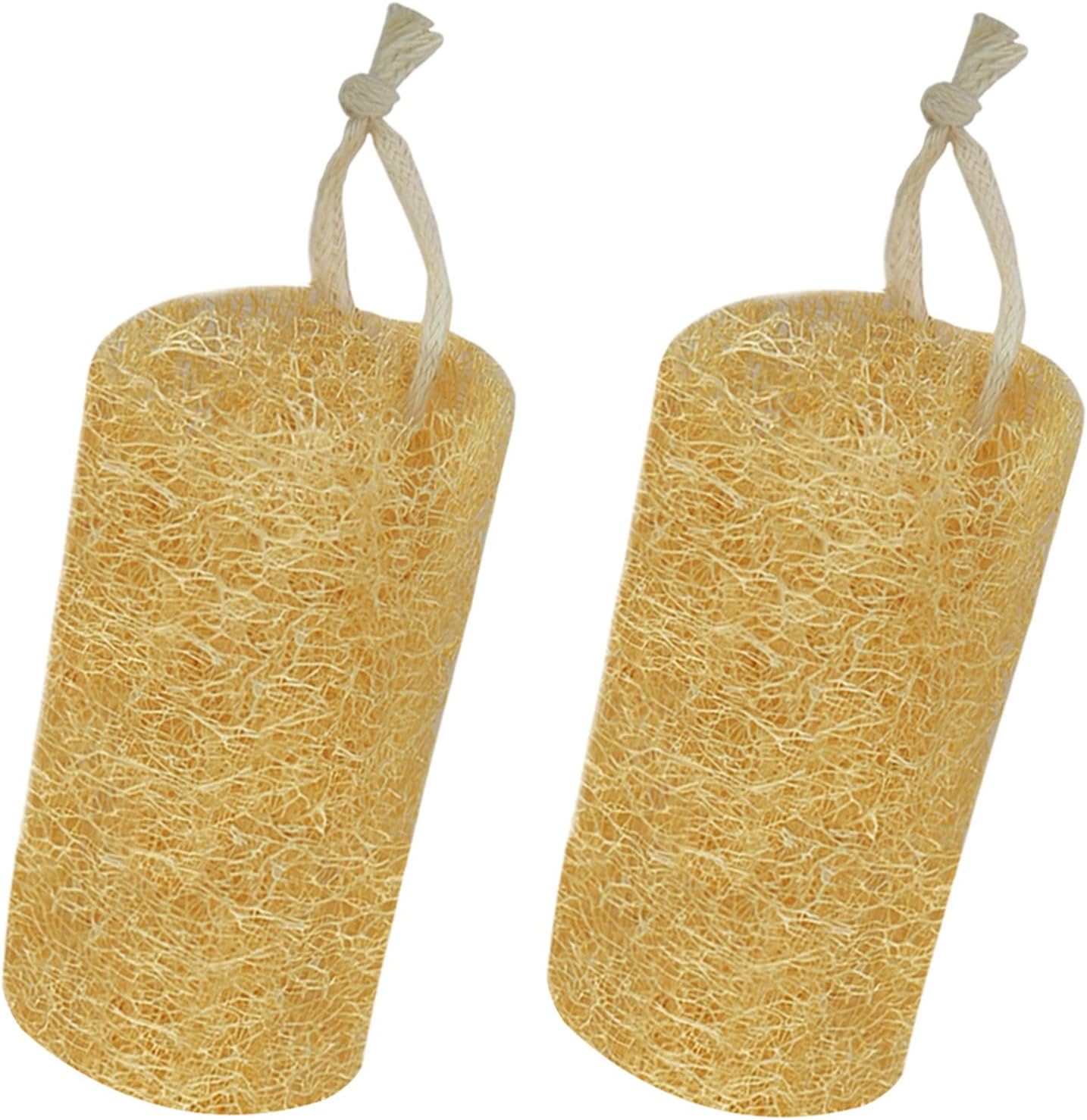 Amazon.com: Natural Loofah Sponge (2 Packs), 6“ Natural Loofah ...