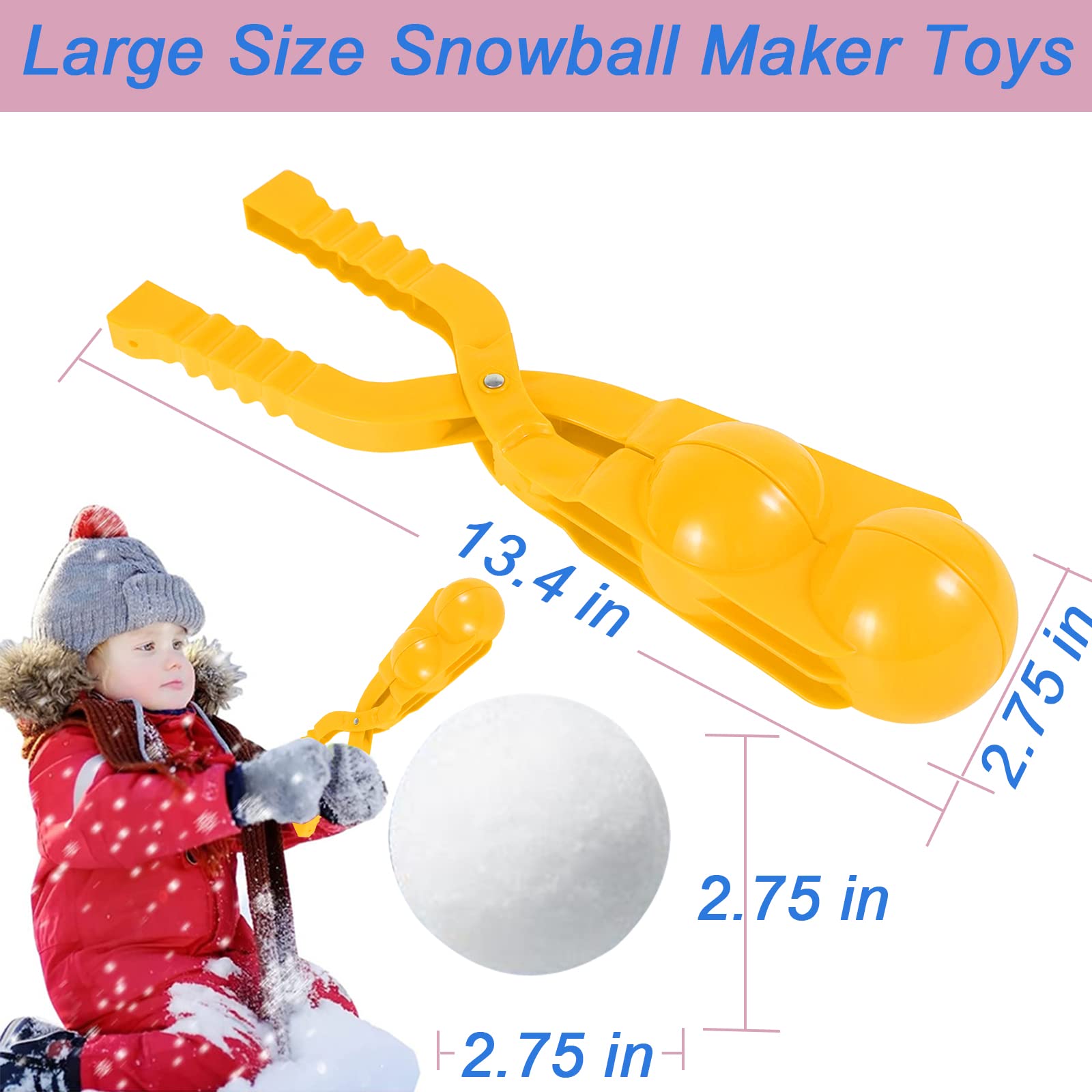 Snapklik.com : Snowball Maker Toys, Snow Toys For Kids Outdoor, Fun ...