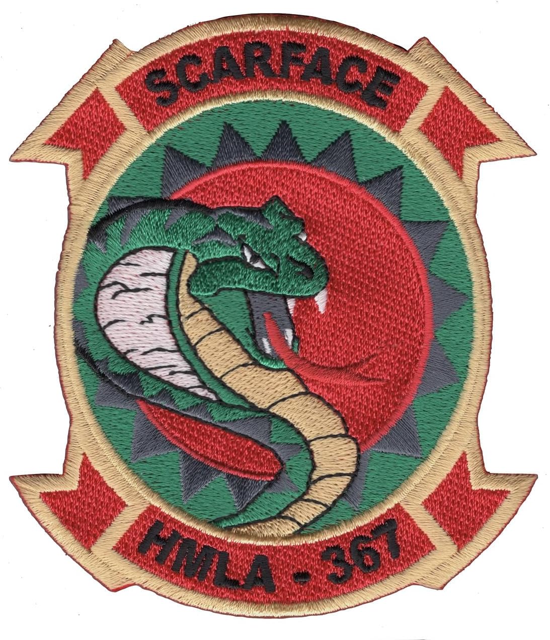 Amazon.com: HMLA-367 USMC Light Attack Helicopter Squadron Patch ...