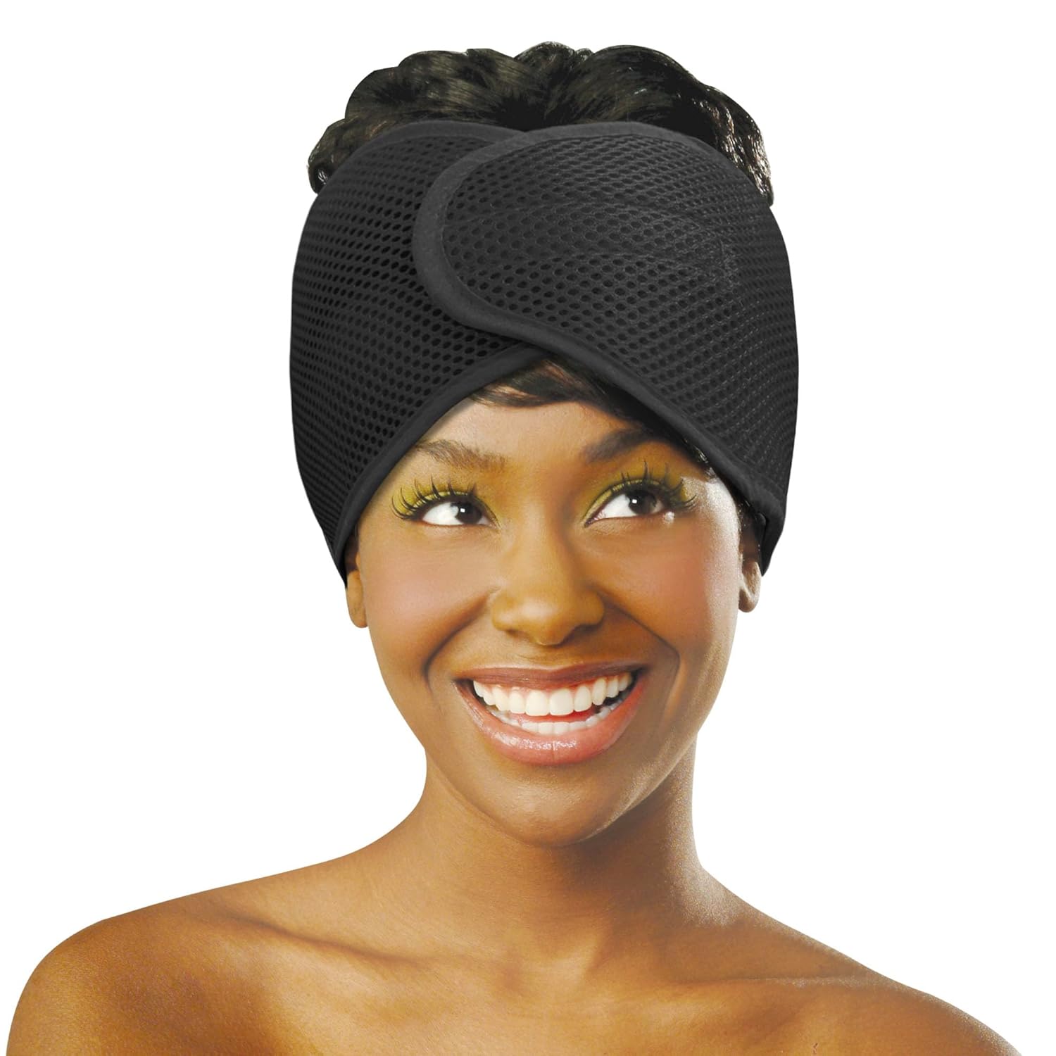 Amazon.com : DONNA Deluxe Foam Mesh Wrap with Vitamin E, Head Wraps for ...