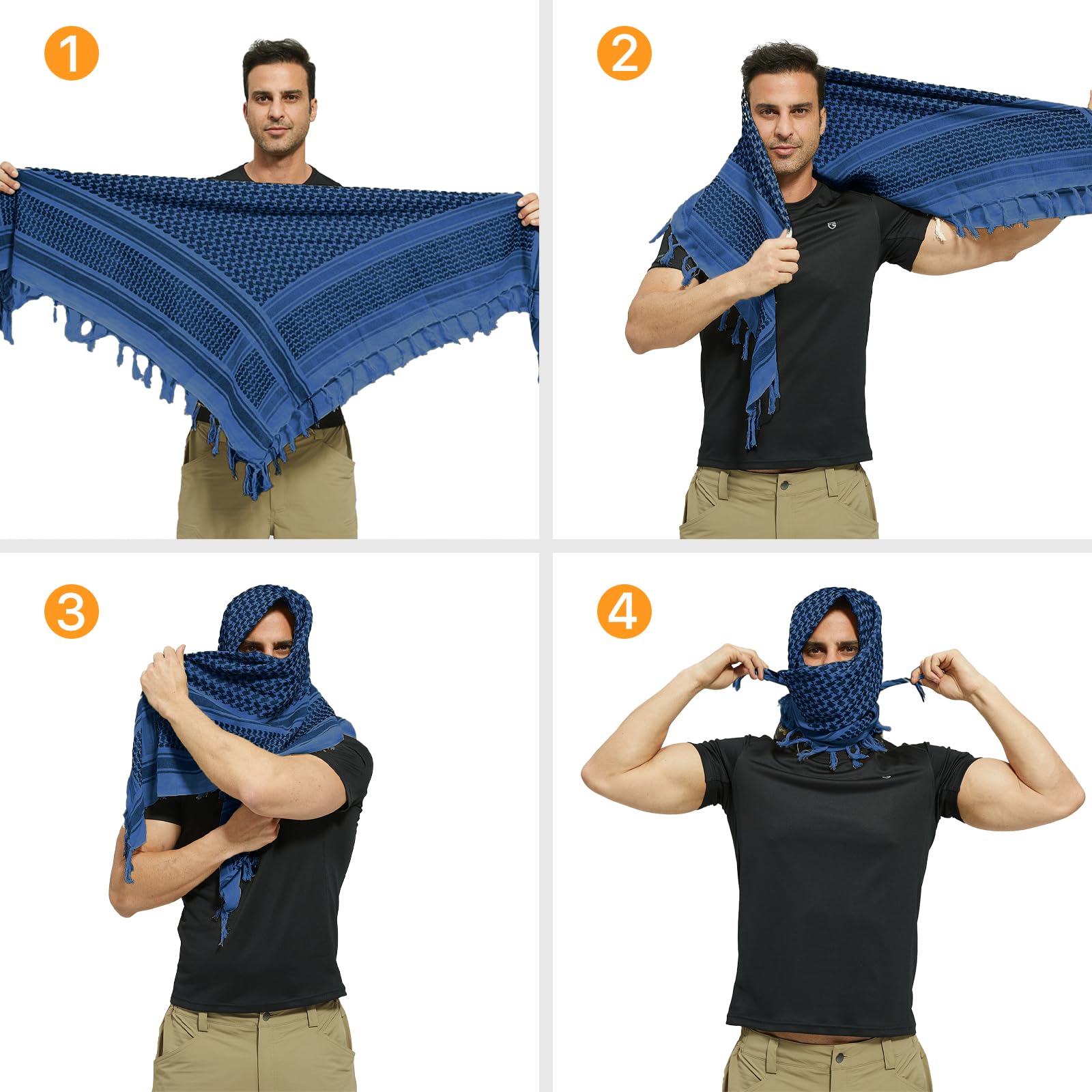 Snapklik.com : FREE SOLDIER Scarf Military Shemagh Tactical Desert ...