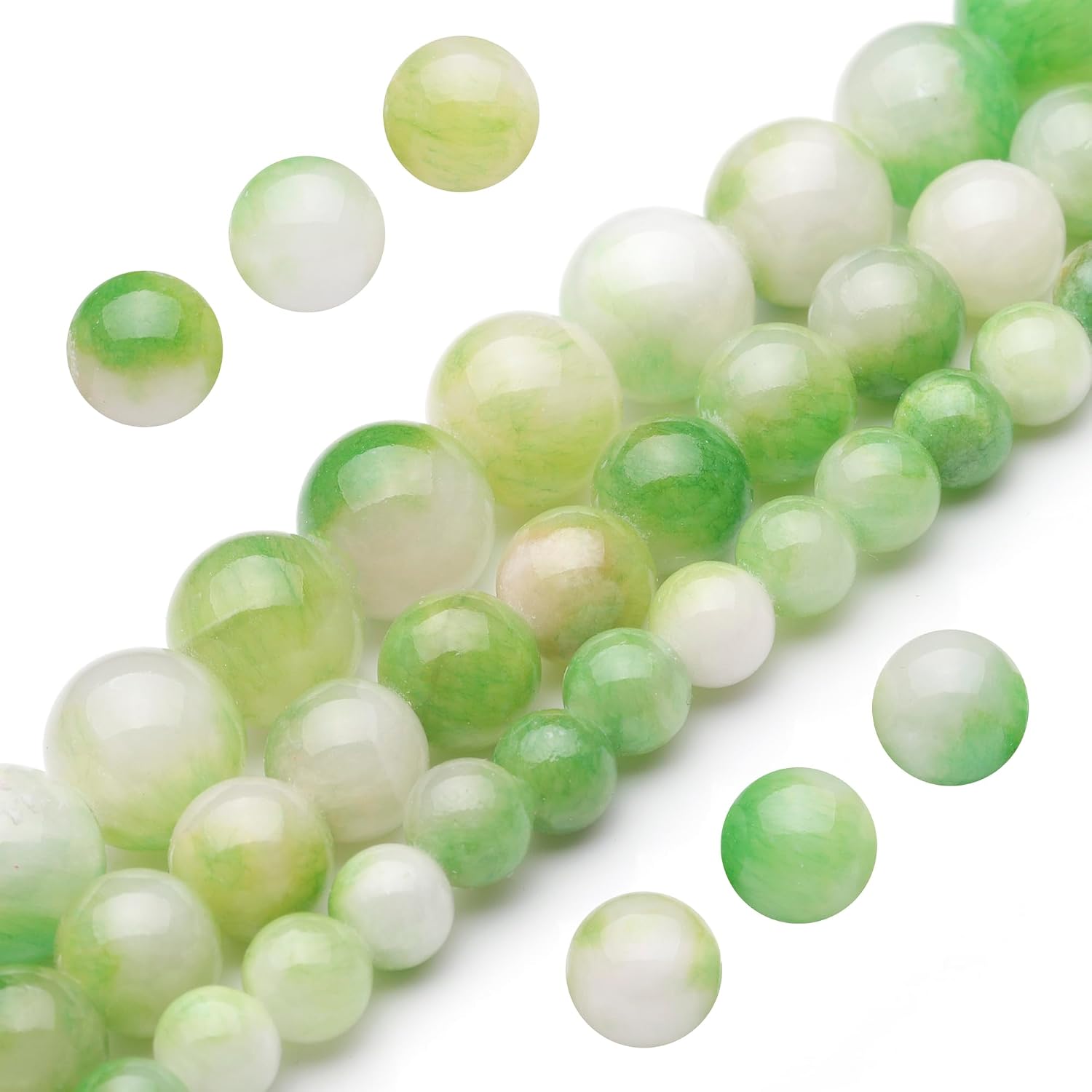 Amazon.com: Youngbling Natural Gemstone Beads for Jewelry Making,8mm ...