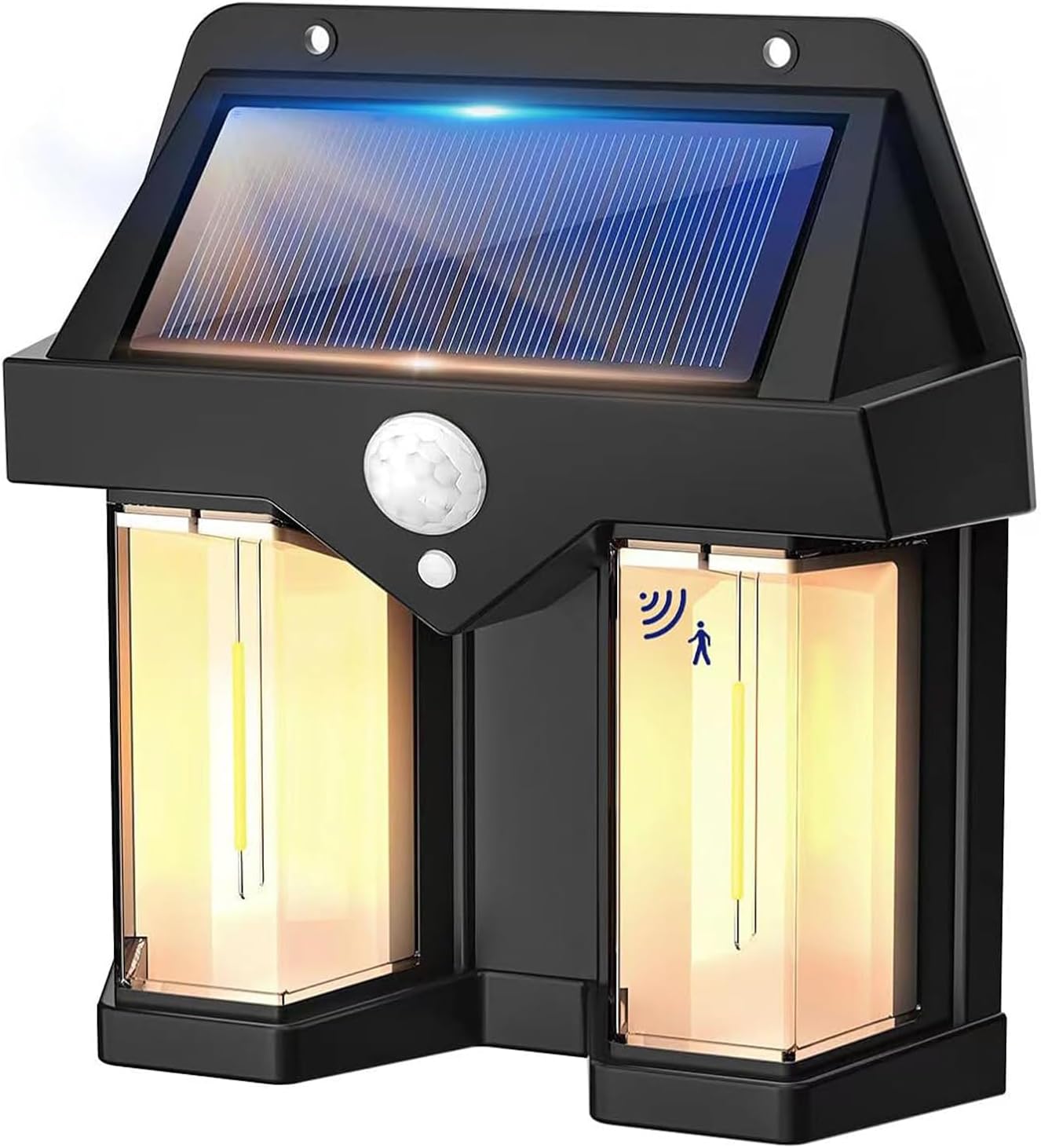 VEVOR Solar Barn Light, 3 Lighting Modes & Motion Sensor, Dusk to Dawn ...