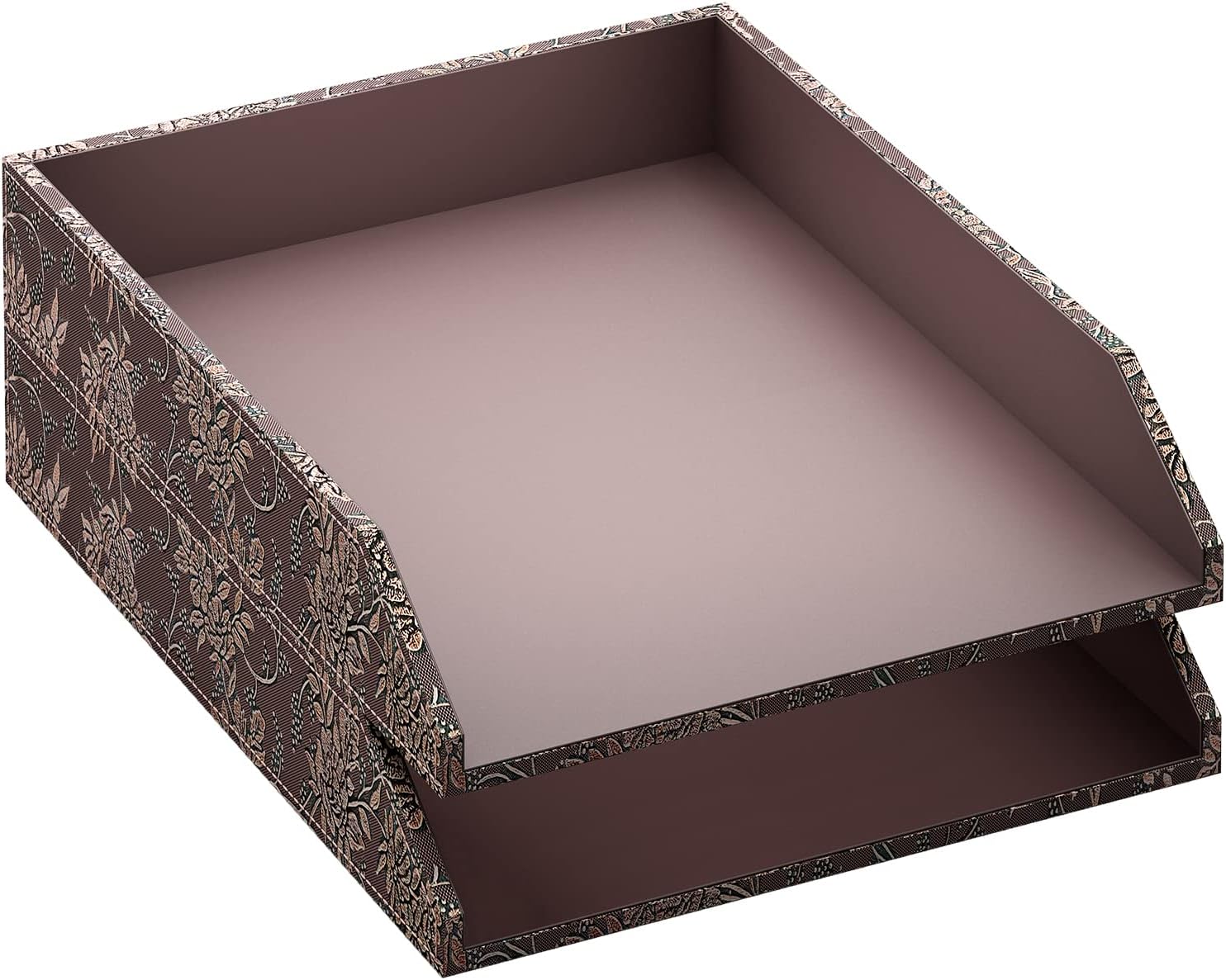 Amazon.com: Leather Letter Tray, Thipoten Stackable Desk Organizer ...