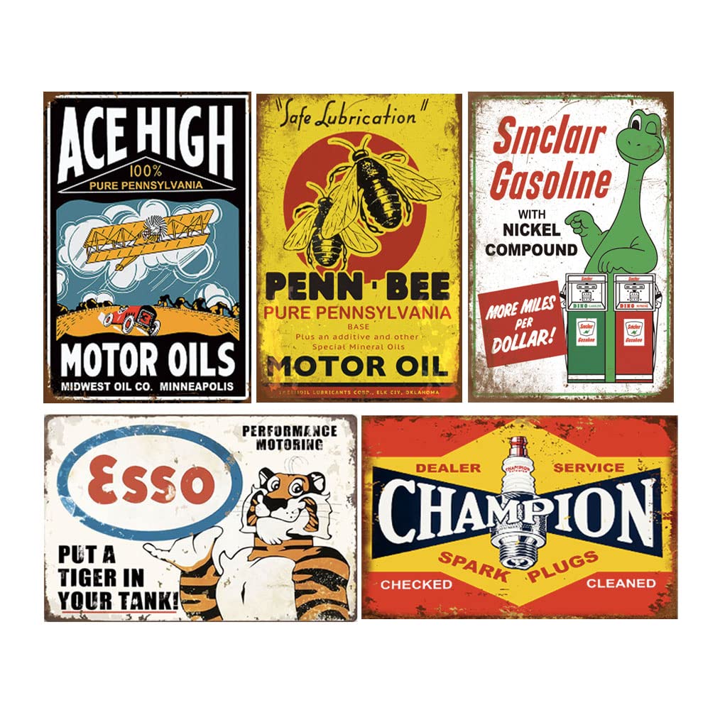 Vintage Oil Can Labels
