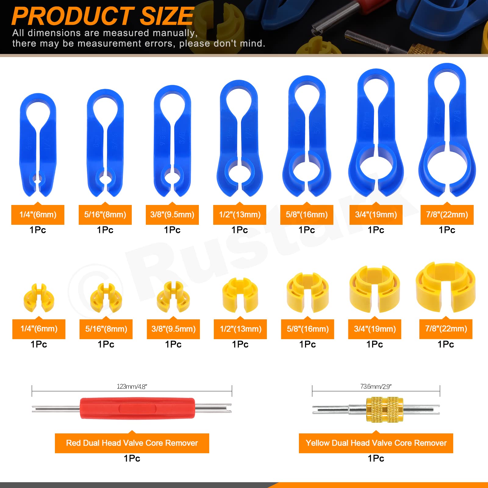 Fuel Line Disconnect Tool 16PCS A/C Quick Disconnect Removal/Assembly ...