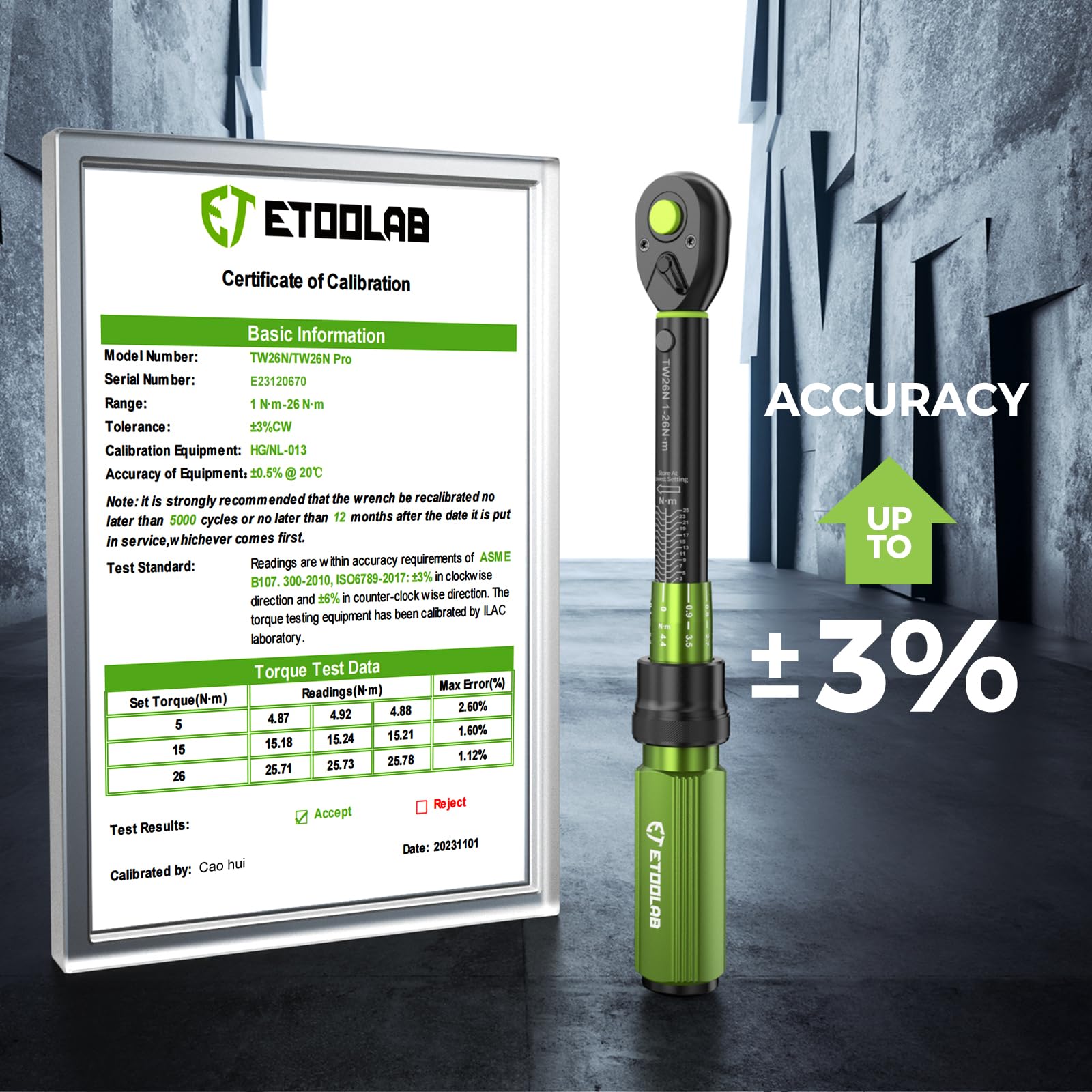 Snapklik.com : Etoolab 1/4 Torque Wrench, 36Pcs Dual-Range1-26 Nm/10 ...