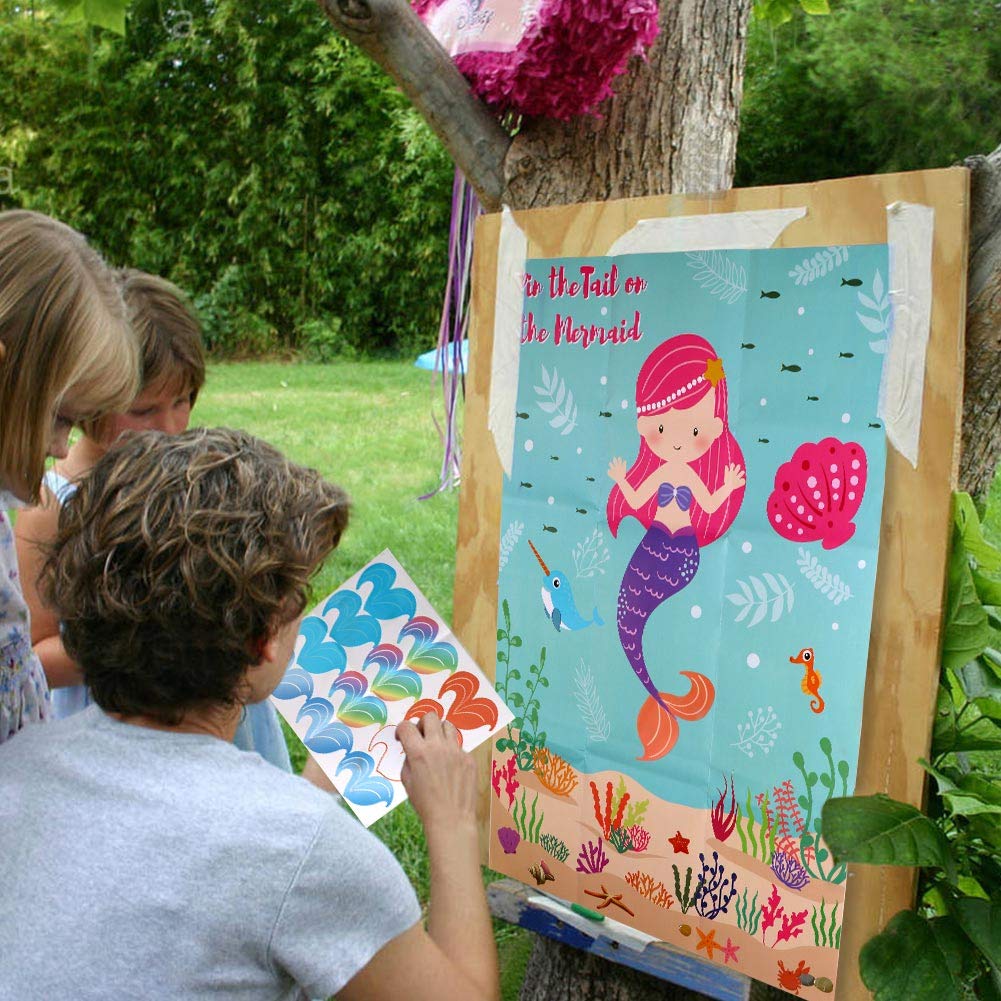 Buy OurWarm Pin The Tail On The Mermaid Party Game For Kids Under The buy-ourwarm-pin-the-tail-on-the-mermaid-party-game-for-kids-under-the