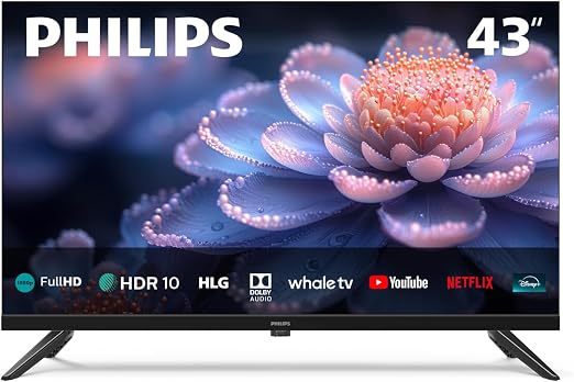 Philips 43" Smart LED TV – Full HD Brilliance with Whale OS & Dolby ...