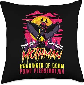 Amazon.com: Mothman Funny Cryptid Harbinger of Doom Part Man Part Moth ...