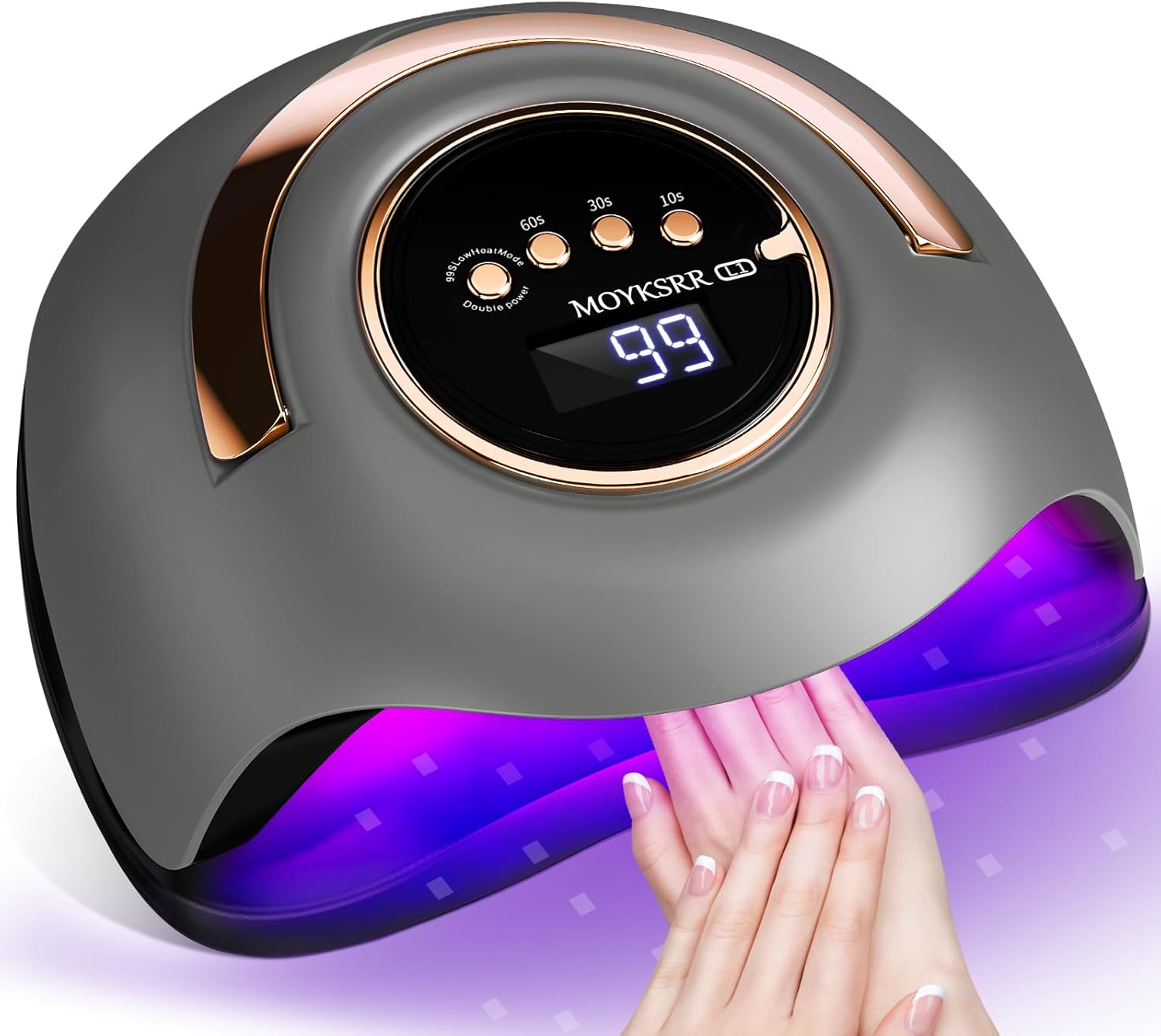 MOYKSRR Lampe UV Ongles Gel, 180W Lampe UV LED Ongles Gel Vernis ...