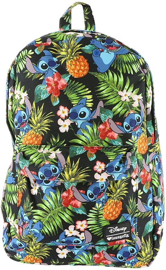 Amazon.com | Loungefly Disney Stitch Hawaiian Backpack | Casual Daypacks