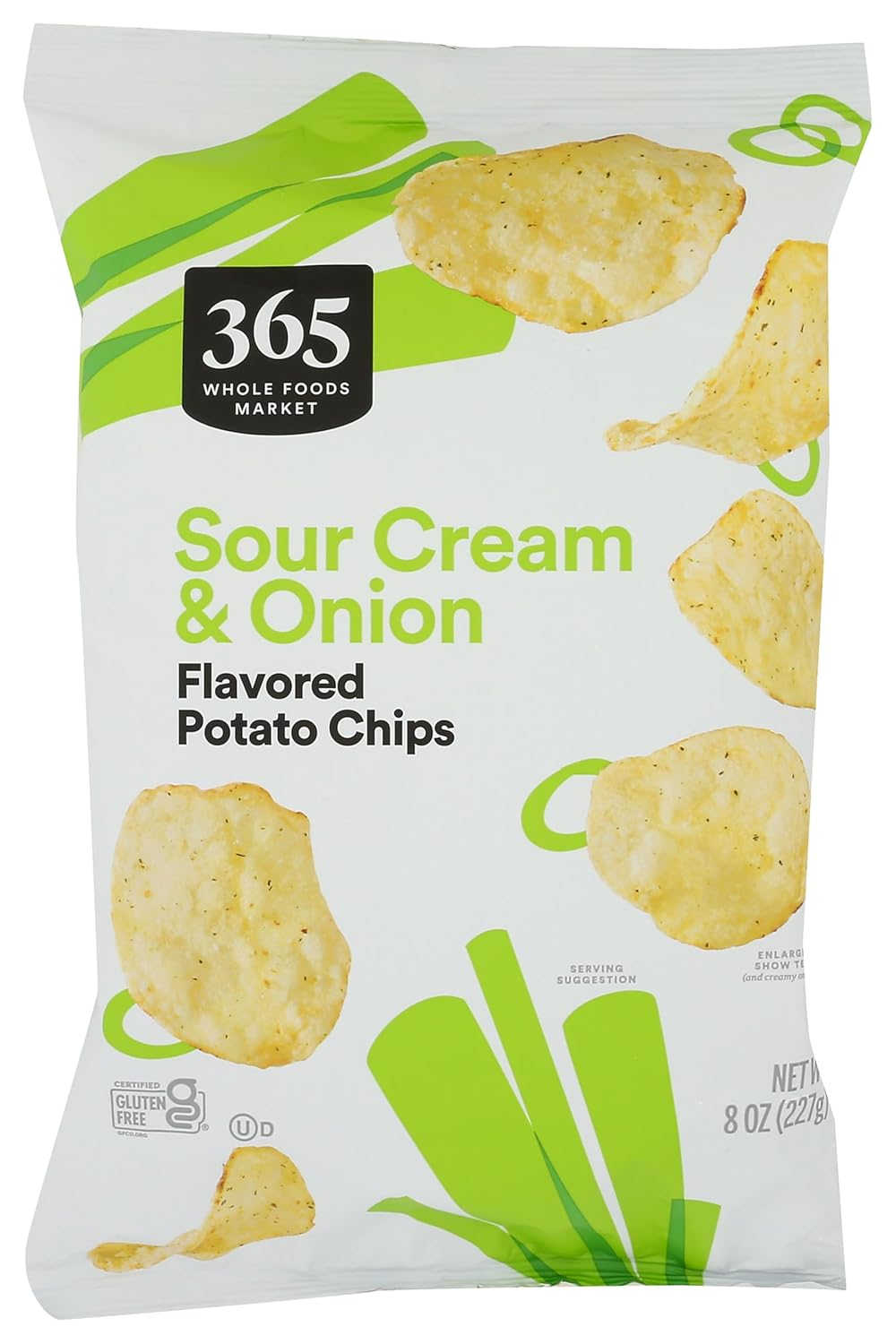 Amazon.com: 365 By Whole Foods Market, Potato Chips Sour Cream & Onion ...