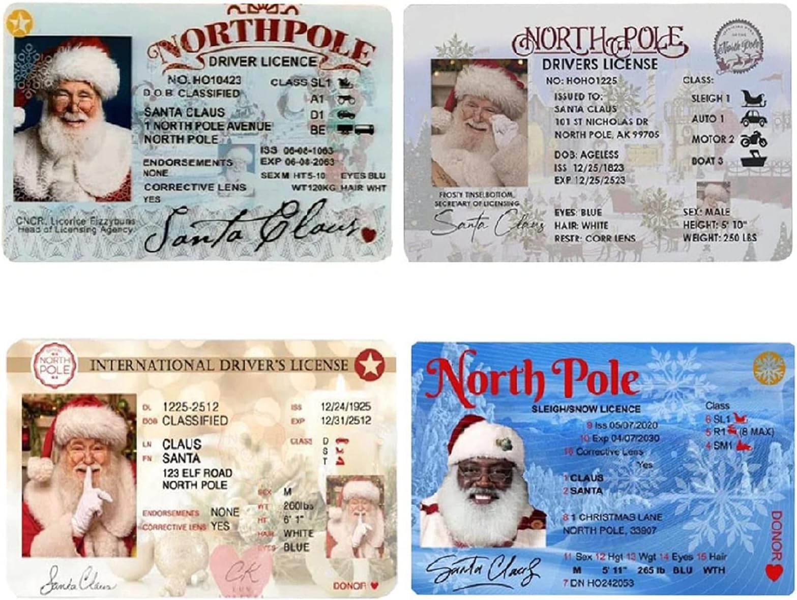 Amazon.com: Santa's Lost Driving Licences,Christmas Eve Key Box Gift ...