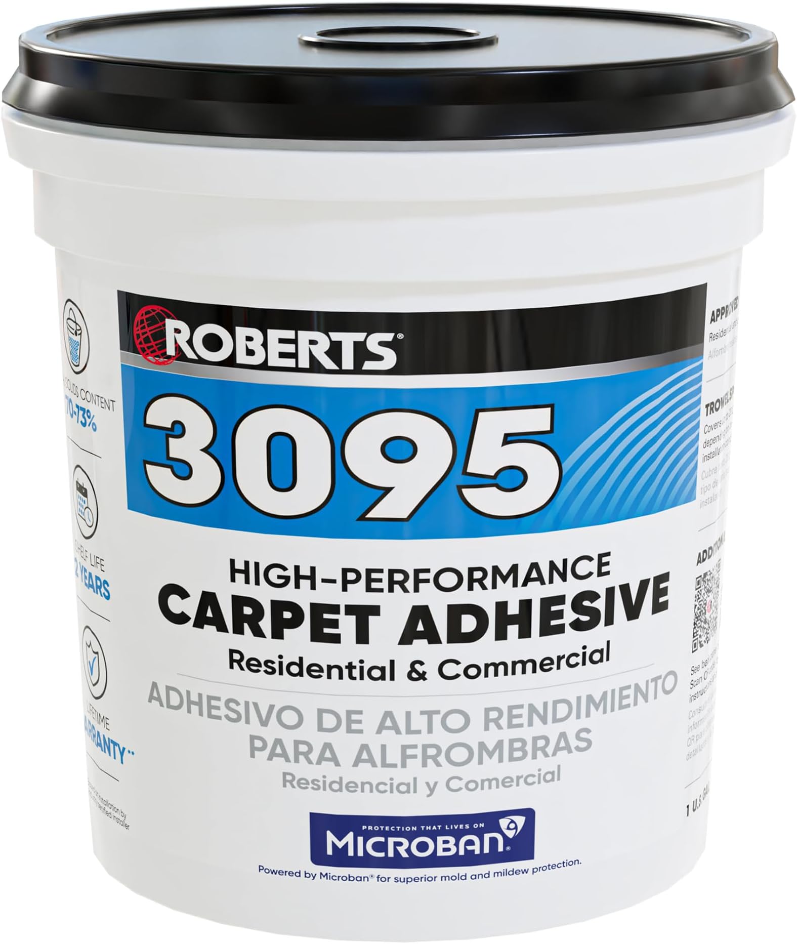 ROBERTS 3085-0 calcomanía de vinilo multiusos para alfombras y fieltro ...